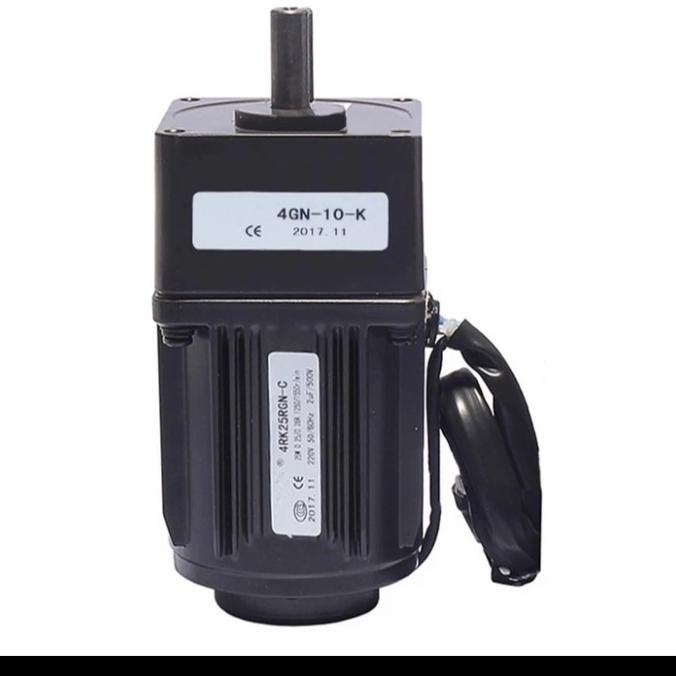 Jual Dinamo Motor Gearbox Ac 220V 25Watt 68Rpm 1:20 Torsi Besar ...