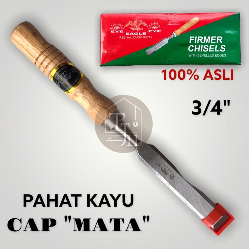 Jual PAHAT KAYU BAJA cap MATA ukuran 3/4" / TATAH PISAU KAYU cap MATA ...