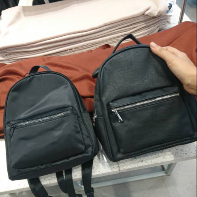 Jual Tas ransel hitam hnm | Shopee Indonesia