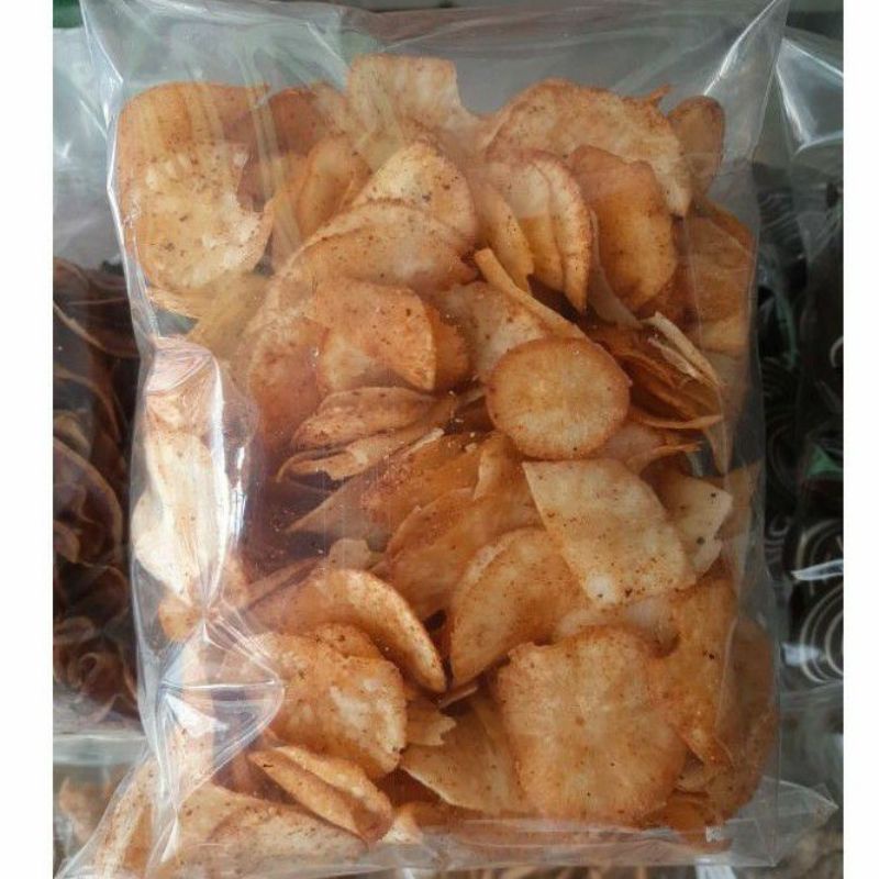Jual Keripik Singkong Lada 1Kg/Kripik Singkong Pedas Manis/Snack ...