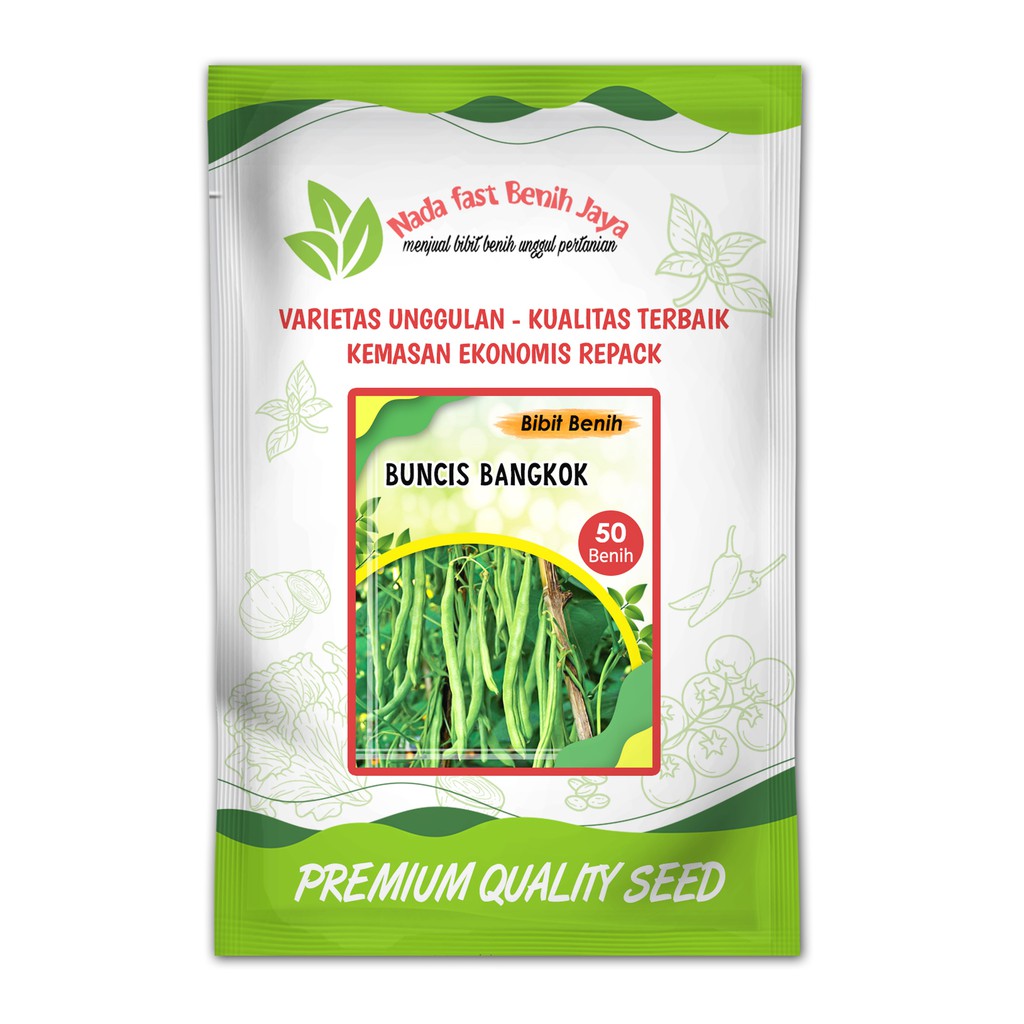 Jual Benih buncis putih bangkok 50 biji -benih sayuran dan bibit ...