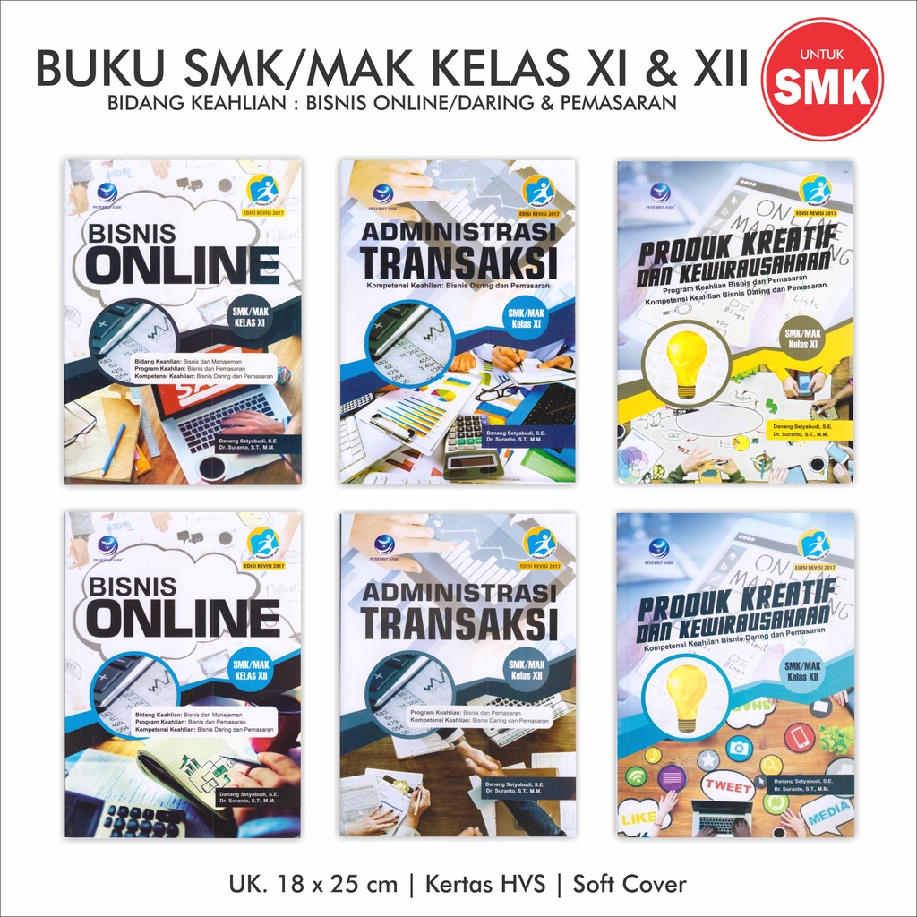 Jual Buku SMK : Bidang Bisnis Online Daring Dan Pemasaran SMK MAK Kelas ...