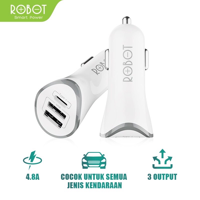 Jual PLUG IN ROBOT RT-C08 / CAS CASAN CHARGER SAVER MOBIL RTC08 Car ...