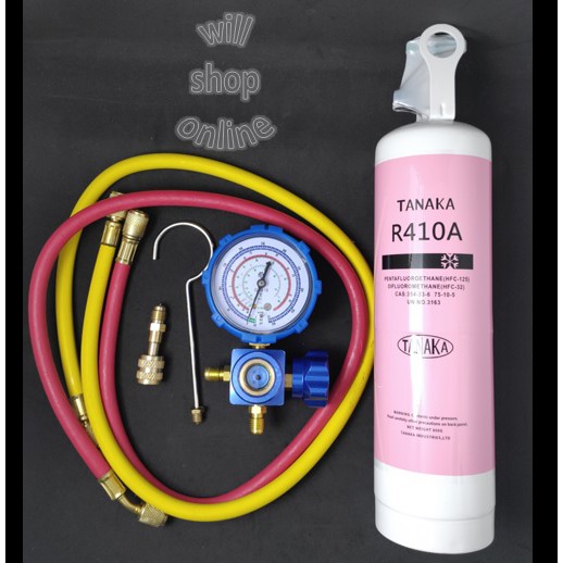 Jual PAKET ALAT PENGISIAN GAS PENDINGIN ISI PREON AC RUMAH R410 R410A ...