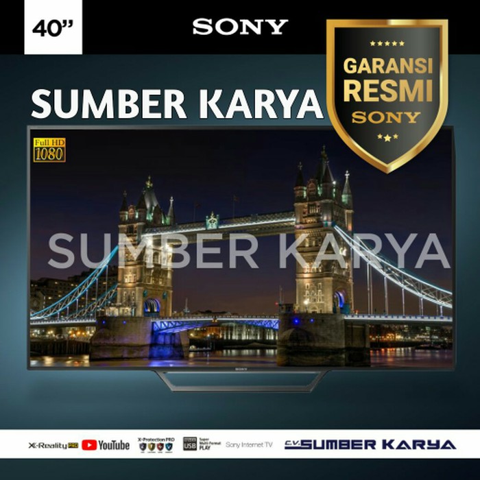 Jual Promo GARANSI RESMI SONY 40W650D Full HD LED Smart TV 40" 40inch ...