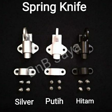 Jual Spring Knife Knip BULAT / KOTAK Rambuncis / Grendel Slot Pintu ...