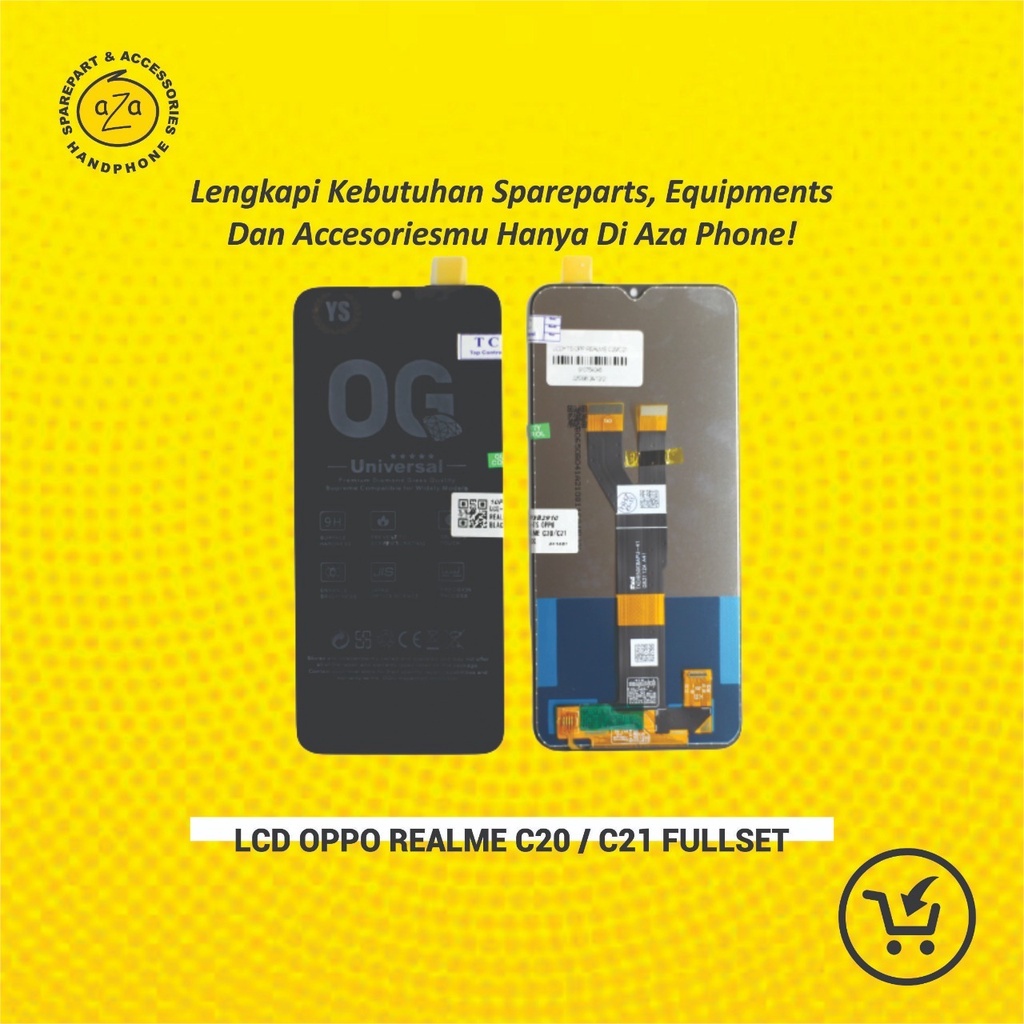 Jual Lcd Oppo Realme C20 / C21 / C11 2021 Contras Fullset + Touchscreen | Shopee Indonesia