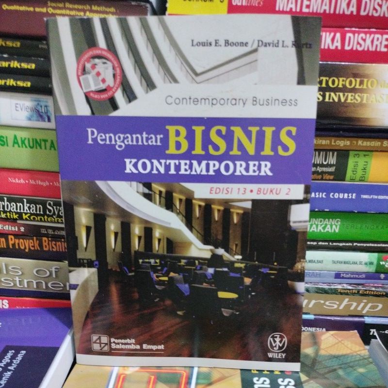 Jual pengantar bisnis kontemporer edisi 13 buku 2 by Louis E Boone | Shopee Indonesia
