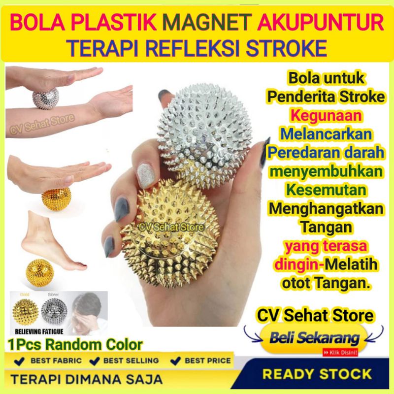 Jual Bola Magnet Terapi Stroke Telapak dan Jari Tangan Alat Pijat ...