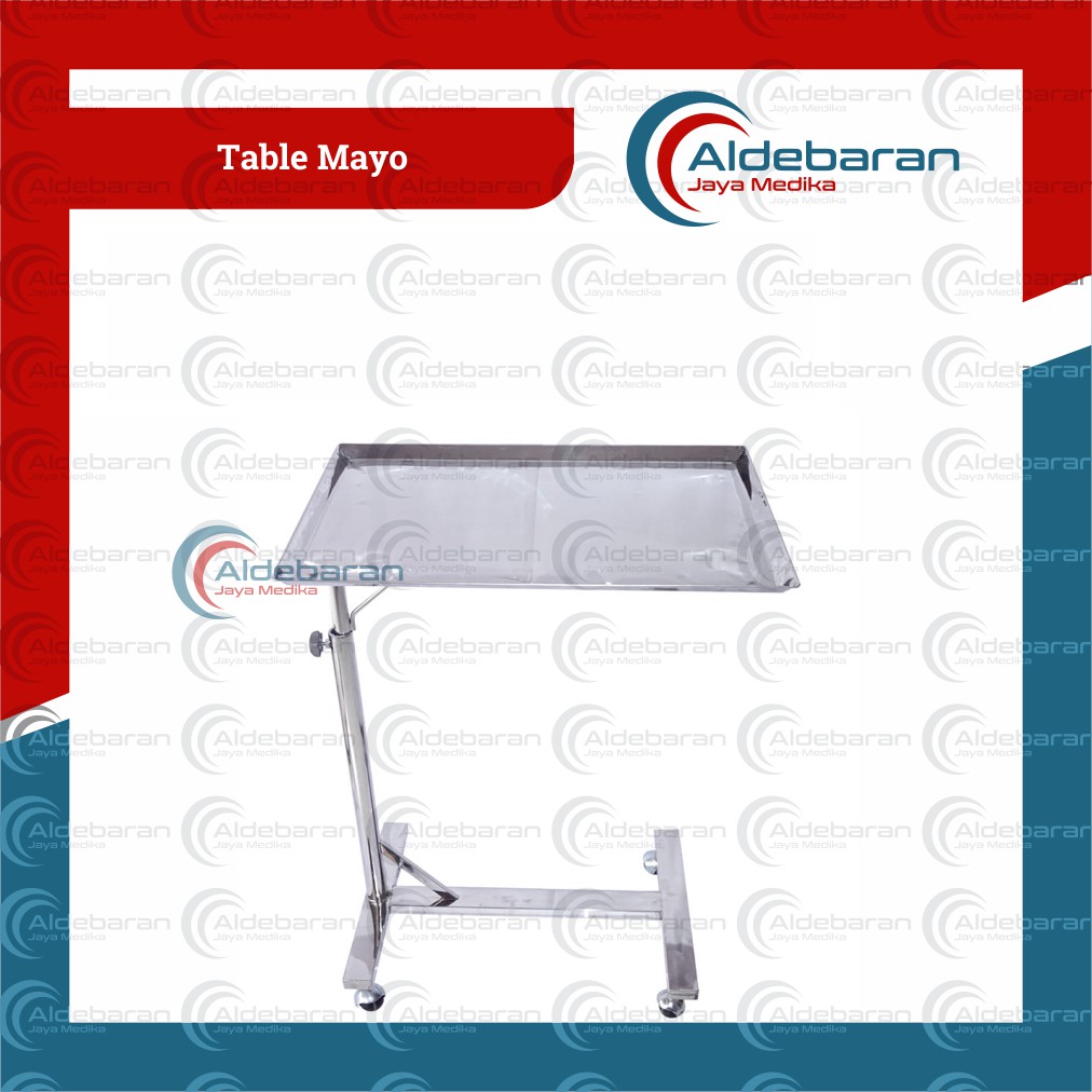Jual Meja Mayo SS Stainless Steel | Meja Makan Pasien Bahan Stainless ...