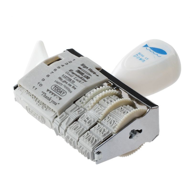 Jual Stempel Cap Sign Here Today Thank You Dll Tanggal DIY Stamp ...