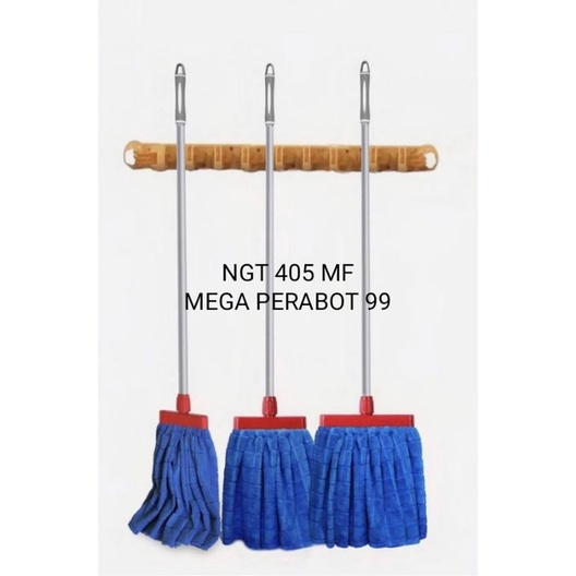 Jual ALAT PEL KAIN MICROFIBER SQUARE MOP NAGATA 405 MF + GAGANG 1 SET ...
