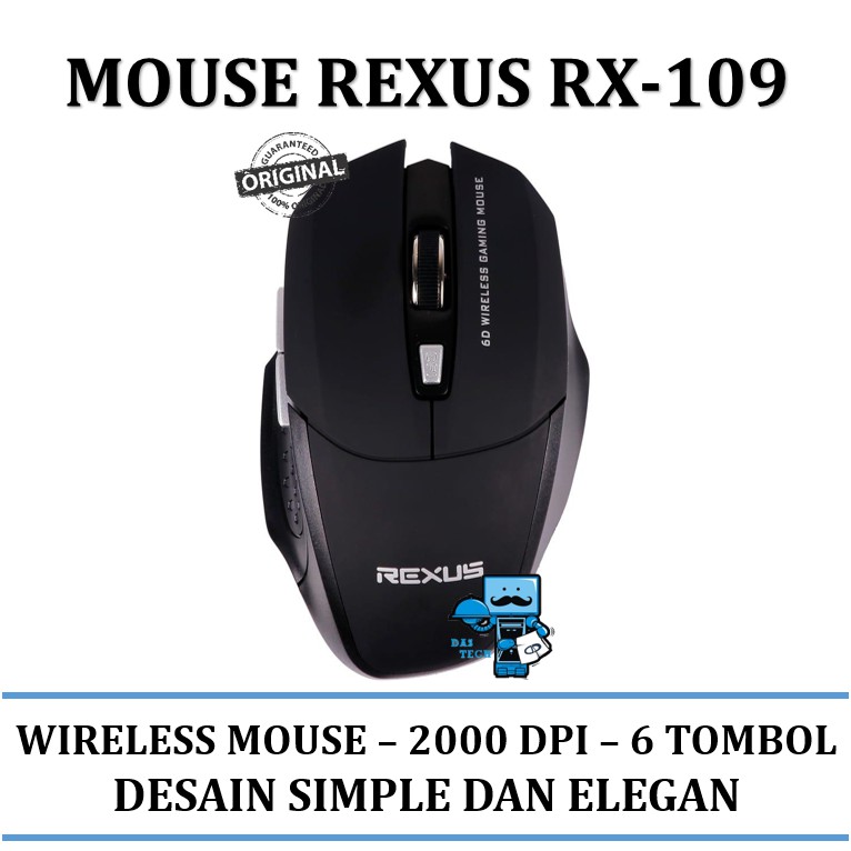 Jual MOUSE WIRELESS REXUS RX-109 - Original Product | Shopee Indonesia