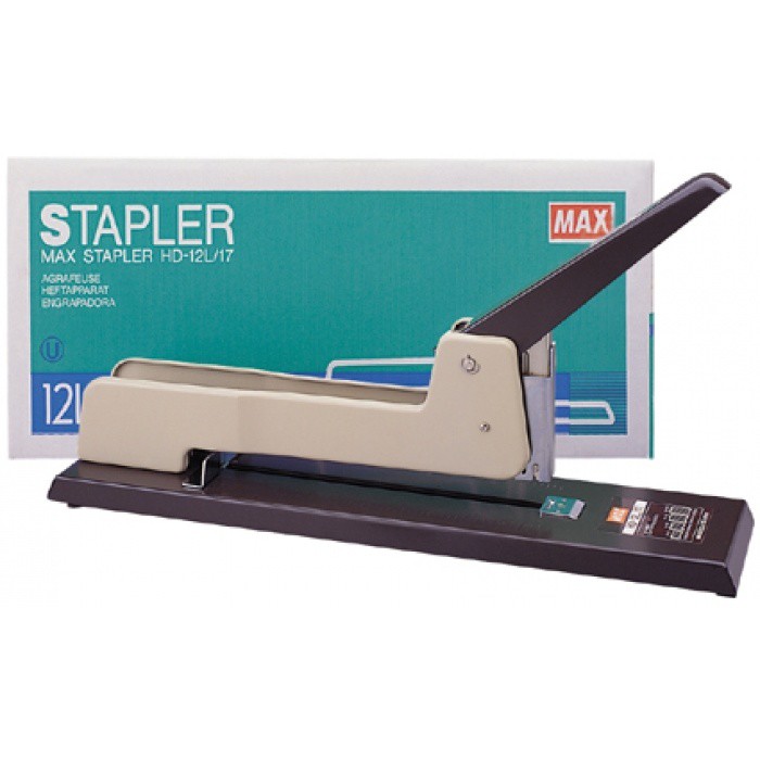 Jual Stapler Max Heavy Duty HD-12L/17. Stapler jilid buku | Shopee ...