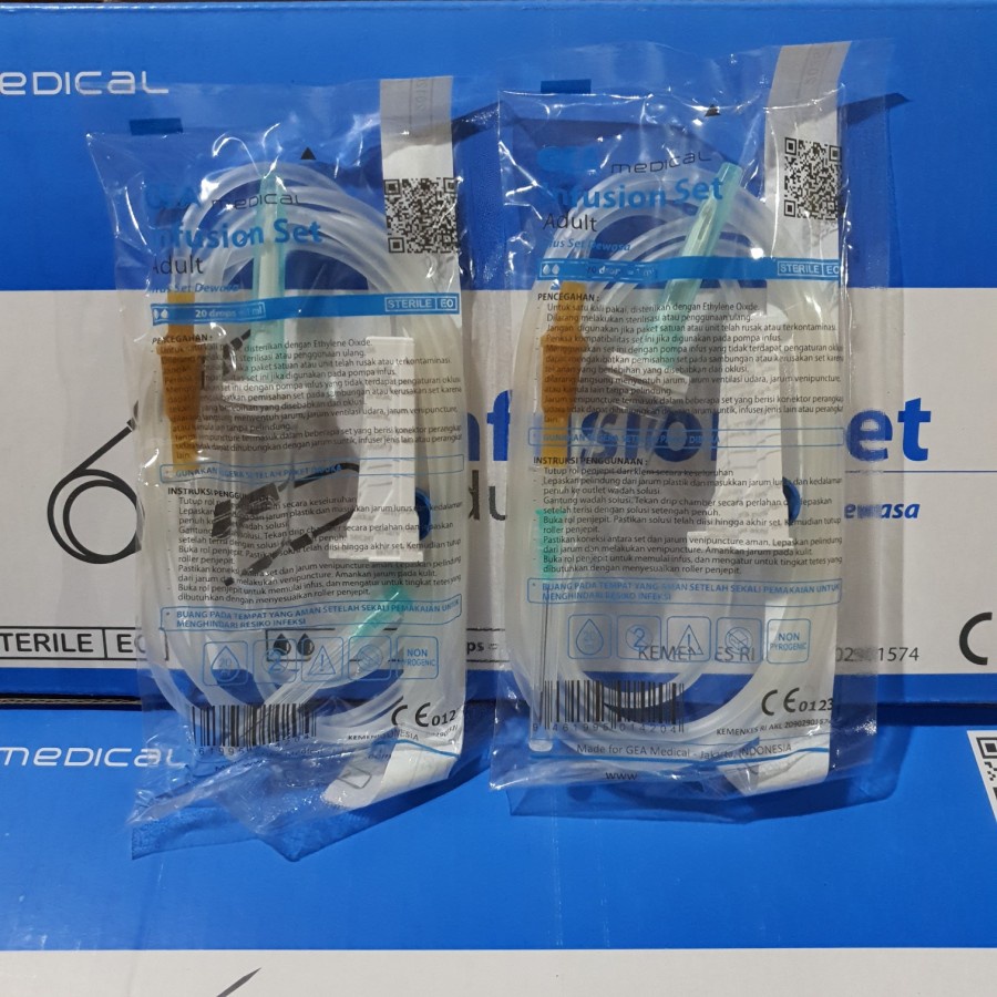 Jual Infuset Dewasa GEA Selang Infus Set Adult GEA | Shopee Indonesia