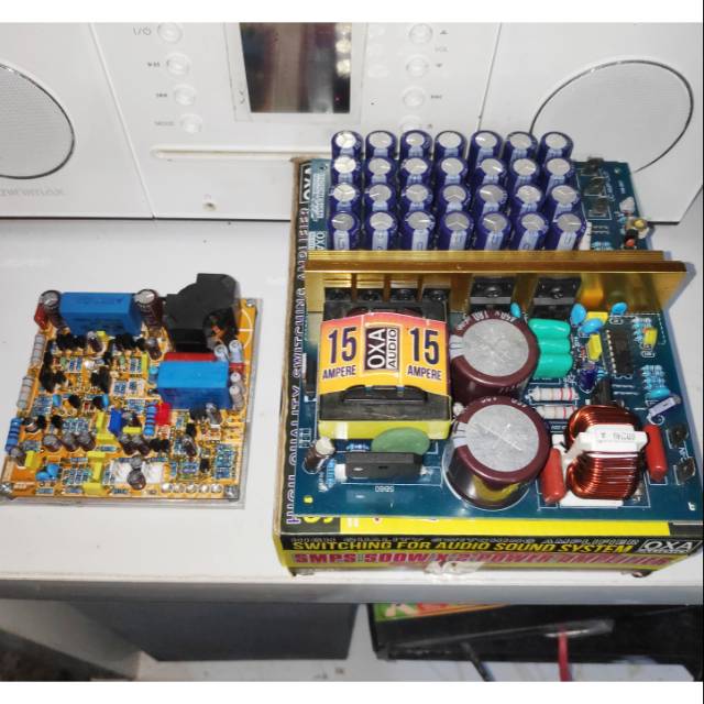 Jual Amplifier Class D UCD Super Lite + SMPS 15A 45V-61V CT | Shopee ...