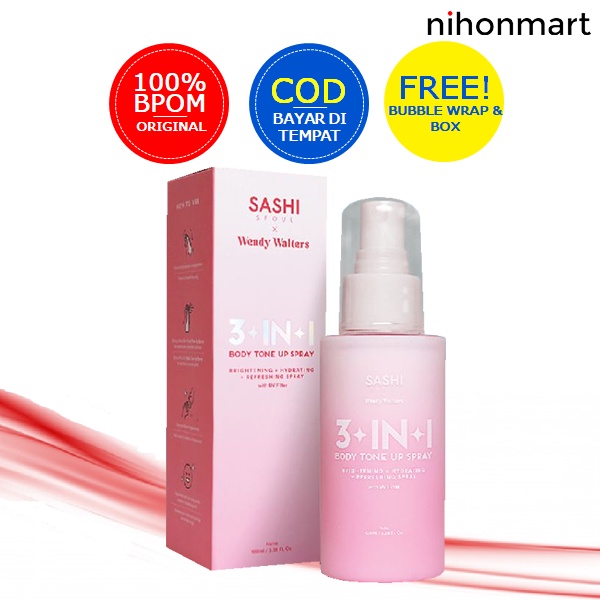 Jual Sashi Seoul 3 in 1 Body Tone Up Spray 100ml | Shopee Indonesia