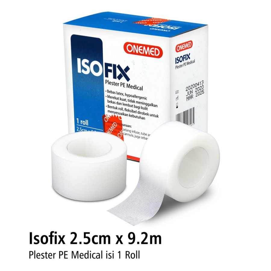 Jual Isofix 2.5 CM X 9.2 M Peralatan P3K Plaster Luka Transparan Onemed ...
