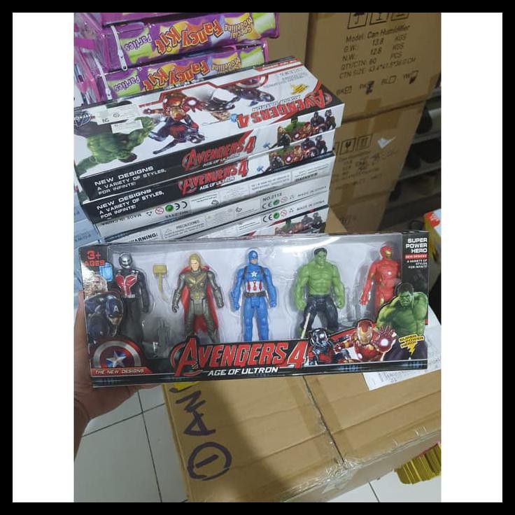 Jual Mainan Avengers 5In1 - Robot Avenger Anak Edukatif Hulk Ironman ...