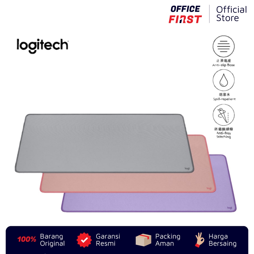 Jual Logitech Desk Mat Studio Series / Alas Laptop Mouse Pad Aesthetic ...