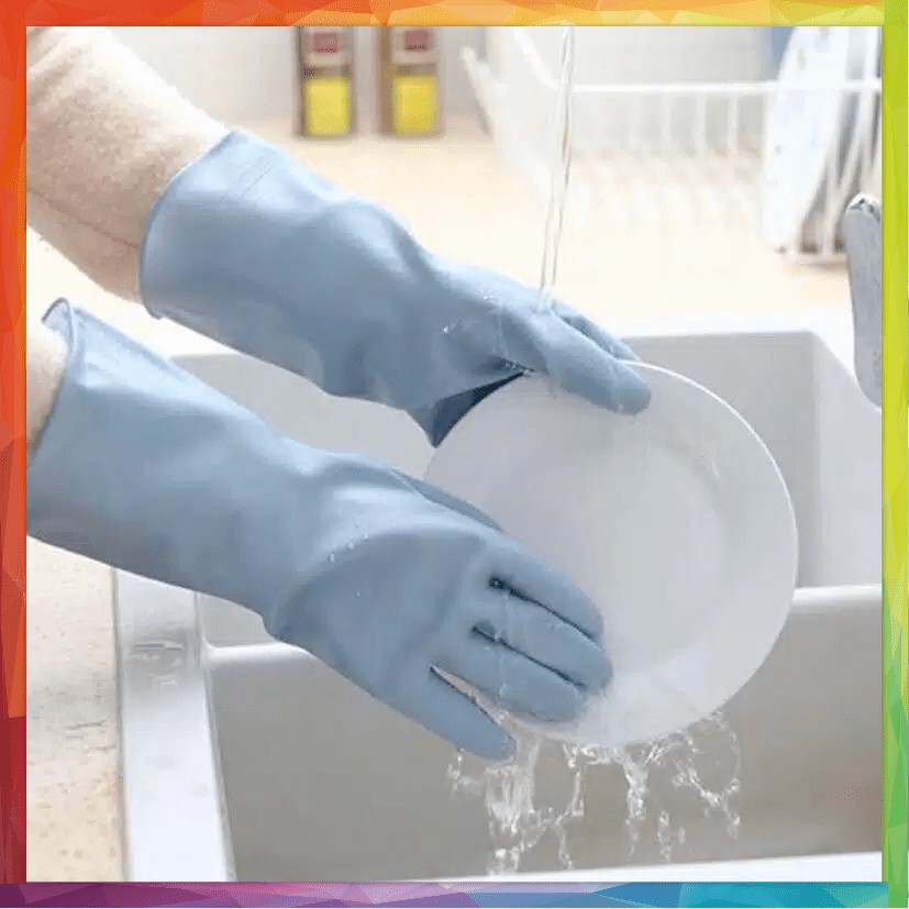 Jual Sarung Tangan Cuci Piring / Magic Silicone Cleaning Gloves ...