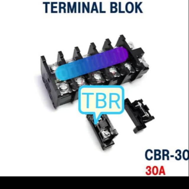 Jual TERMINAL BLOK CBR-30 MODEL TEND REL 1F 30A | Shopee Indonesia