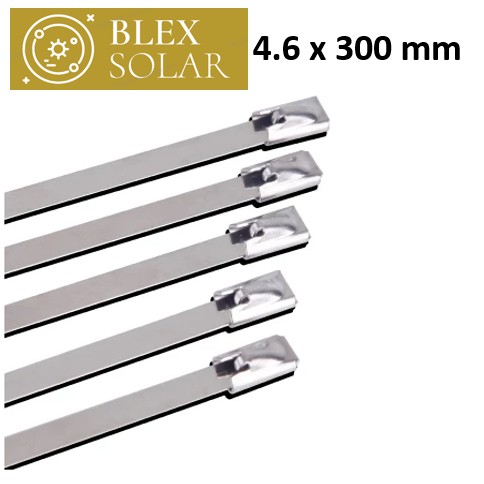 Jual BLEX SOLAR Stainless Steel Cable Ties Kabel Ties 4.6x300/400/500 ...