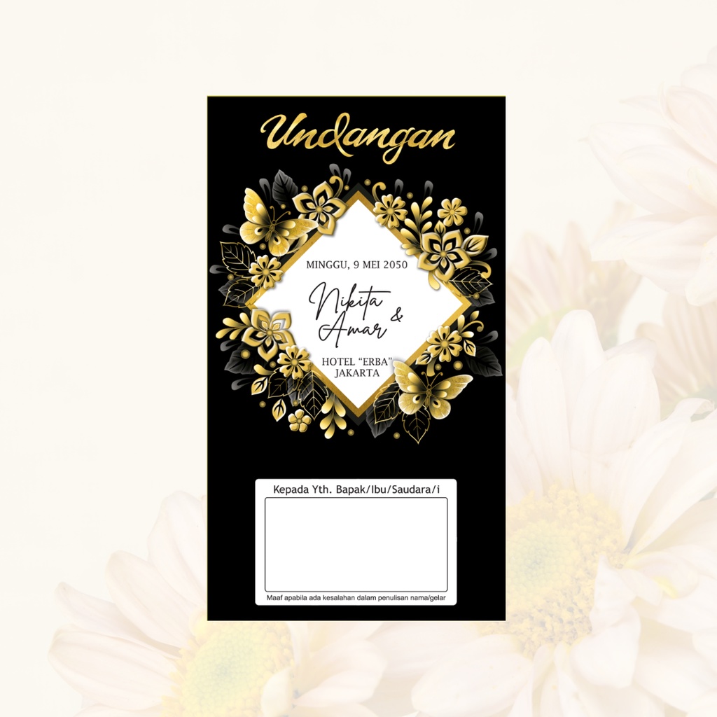 Jual Blangko Undangan Kosong Pernikahan Erba BLANKO UNDANGAN MURAH ...