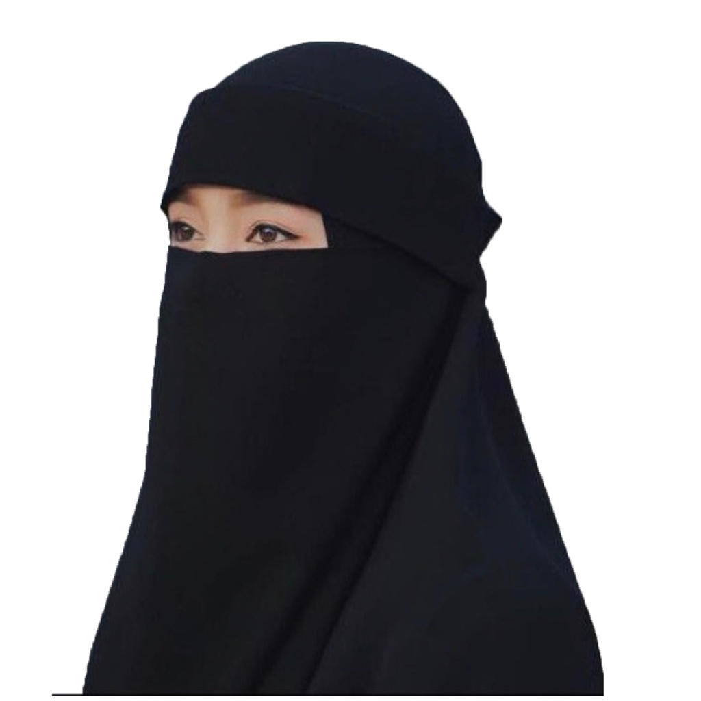 Jual Niqab Bandana 2 Layer Tanpa Jahitan Bawah Mata | Shopee Indonesia