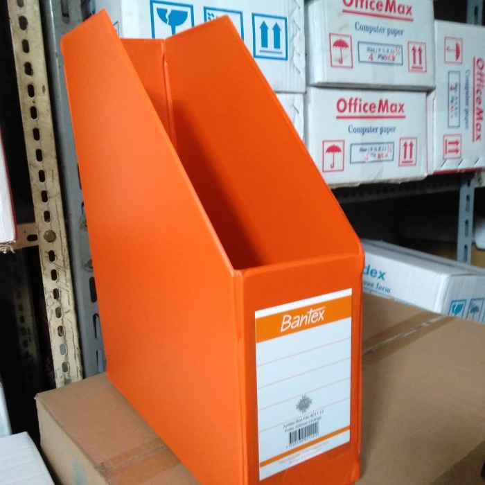 Jual File-Box- Box File Bantex Jumbo 4011 12 ( Orange ) -Box-File ...