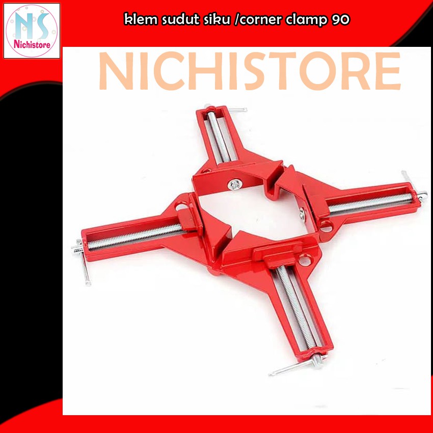Jual klem sudut siku /corner clamp 90 | Shopee Indonesia