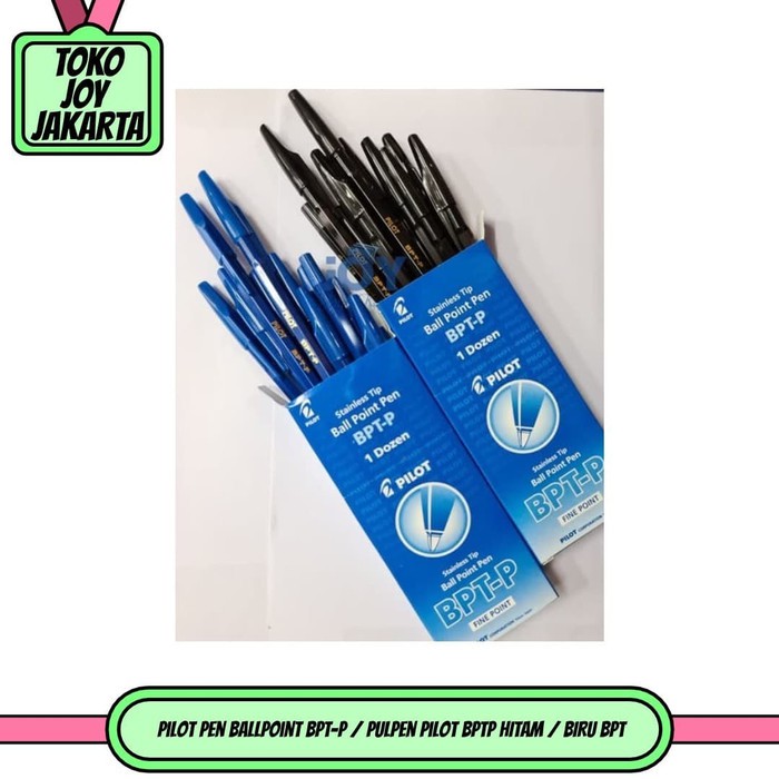 Jual Pilot Pen Ballpoint BPT-P / Pulpen Pilot BPTP HITAM / BIRU BPT ...