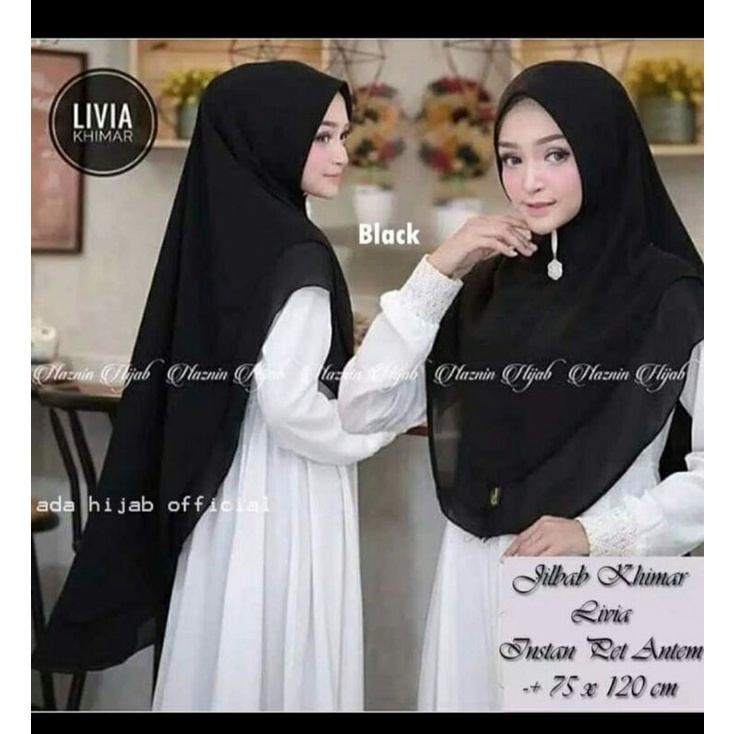 Jual HIJAB KHIMAR SYAR'I 2 LAYER KEKINIAN / JILBAB KHIMAR INSTAN ...