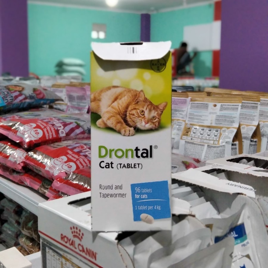 Jual Drontal cat Obat Cacing kucing Tablet - DRONTAL CAT | Shopee Indonesia