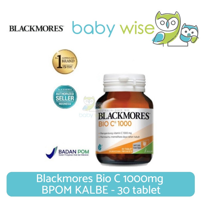Jual Blackmores Bio C 1000mg BPOM KALBE - 30 tablet | Shopee Indonesia