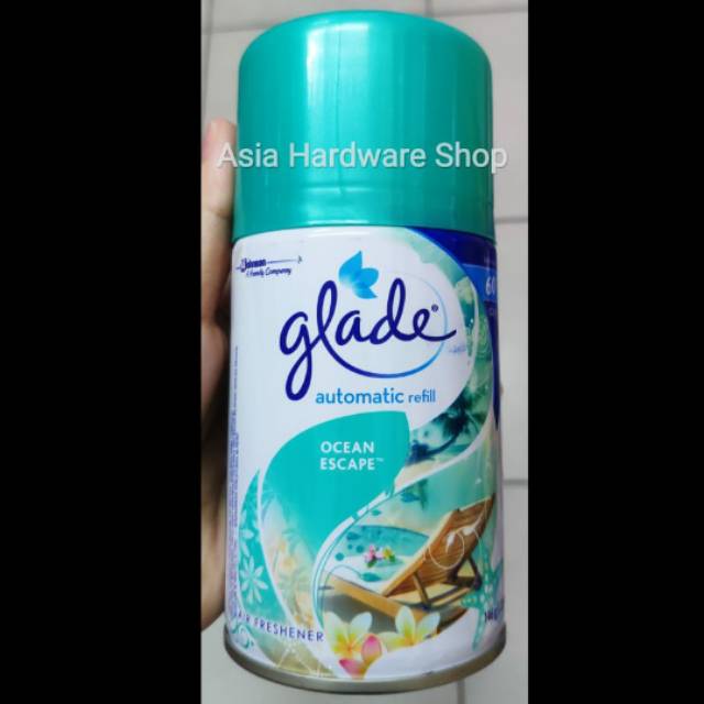 Jual Glade Refill Automatic 146gr 225ml Ocean Escape Refil Spray Pengharum Pewangi Ruangan Glade ...