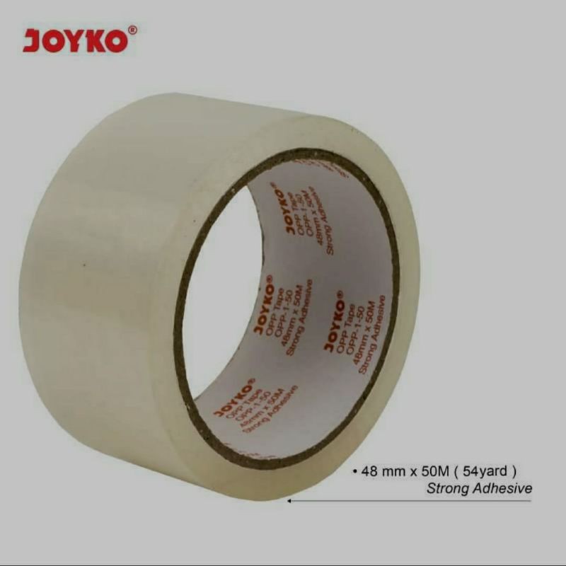 Jual LAKBAN BENING JOYKO 48MM X 50 YARD (SELOTIP / SOLASI / SOLATIP ...