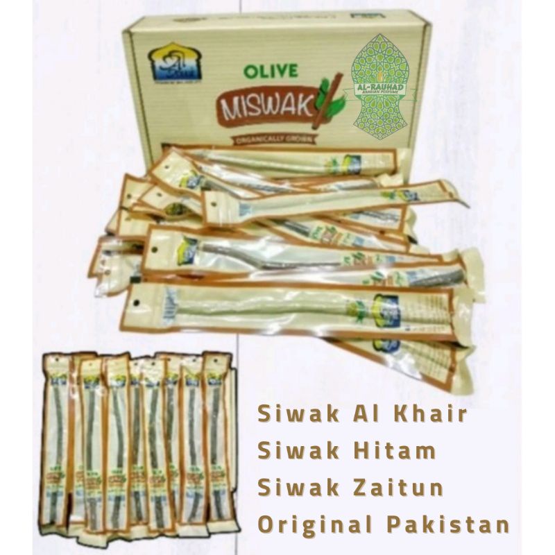 Jual Siwak Al Khair | Siwak Hitam Zaitun Asli Original Pakistan | HARGA ...