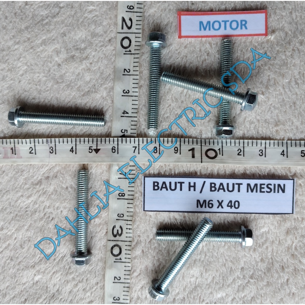Jual BAUT MESIN MOTOR M6 X 40 | Shopee Indonesia