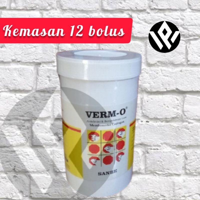 Jual Verm O Kemasan 12 bolus obat cacing hewan | Shopee Indonesia
