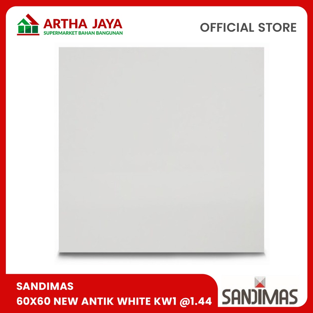 Jual Sandimas Granit Ubin Lantai 60x60 New Antik White KW1 @1.44m2 ...