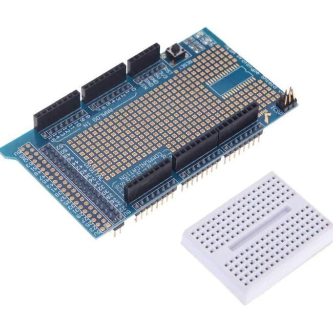 Jual Arduino Mega2560 Protoshield V3 Mega 2560 Breadboard Proto Shield ...
