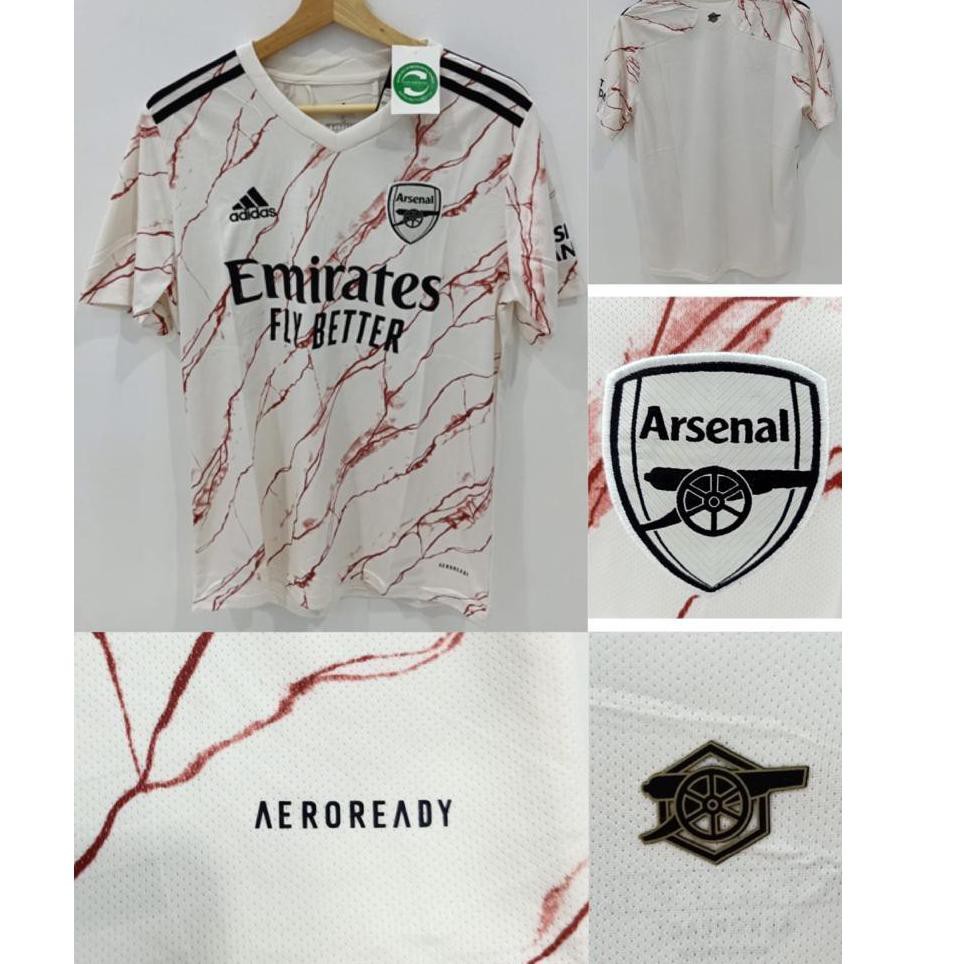 Jual Jersey Sepak Bola Arsenal Away 2021 Grade ori (KODE 8874) | Shopee ...