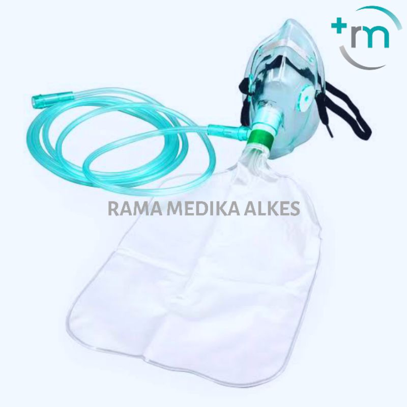 Jual Masker NRBM / NRM Dewasa & Anak | Onemed GEA | Masker Oksigen ...