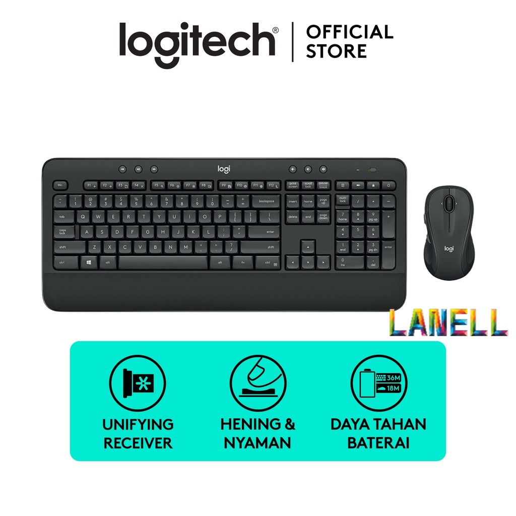 Jual Logitech MK545 Advance Keyboard Mouse Combo Keyboard murah Mouse ...