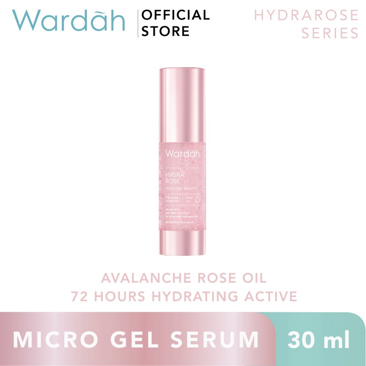 Jual Wardah Hydra Rose Micro Gel Serum 30 ml - Serum untuk Kulit Kering ...