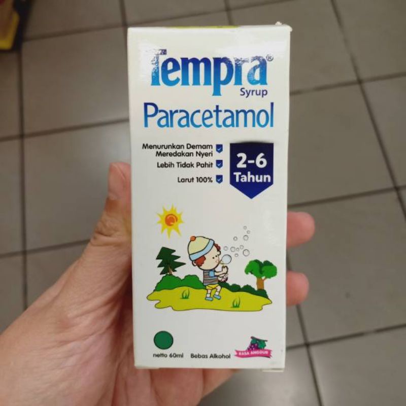 Jual Tempra Syrup 60ml untuk anak 2-6tahun | Shopee Indonesia