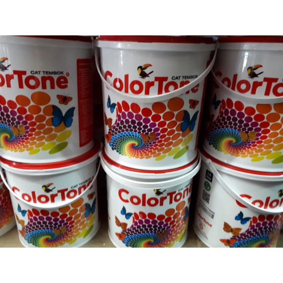 Jual Cat Tembok Warna 5kg Colortone (All Color Ready Stock) GOJEK GRAB ...