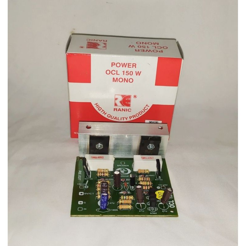 Jual KIT POWER AMPLIFIER MONO OCL 150 WATT KIT RANIC KIT POWER ...