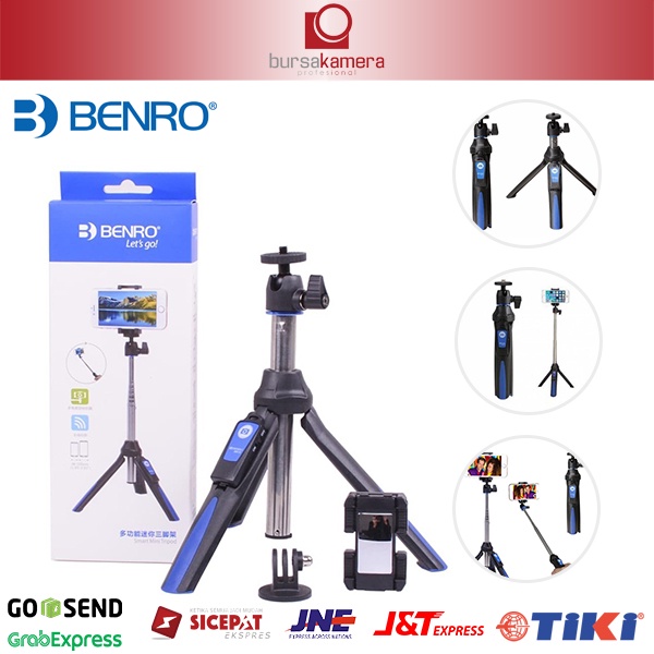 Jual BENRO MK10 Smart Mini Tripod - Selfie Stick (for HP & Action Cam) | Shopee Indonesia